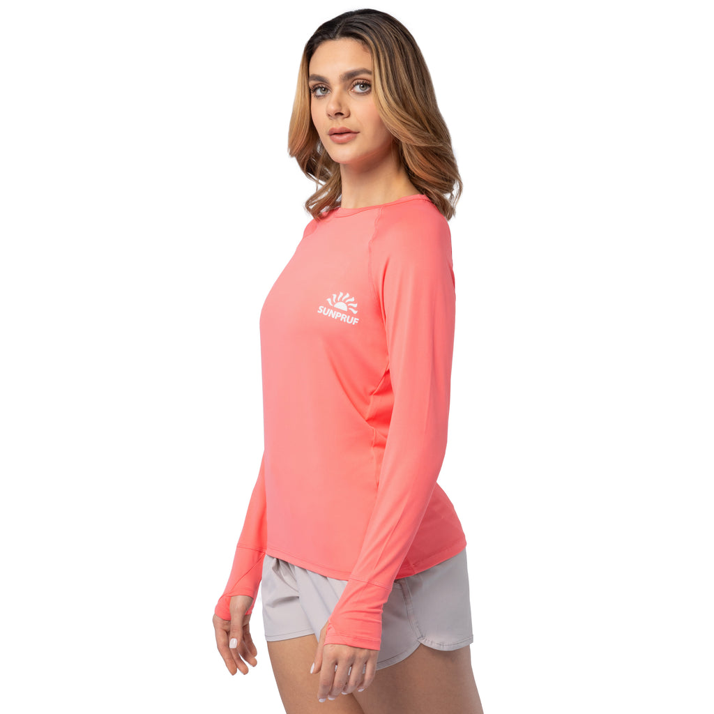 Women's Sunpruf UPF 30 Long Sleeve Sun Protection Shirt – Indera Mills